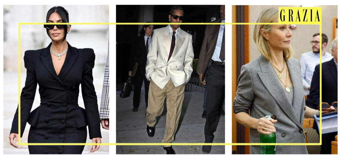 When celebrities left fashion notes at their court appearances | Grazia ...